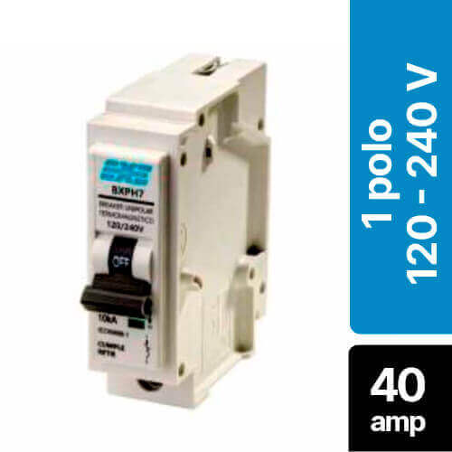 Breaker Enchu Mono 40A 1 x 120/240V - Tul