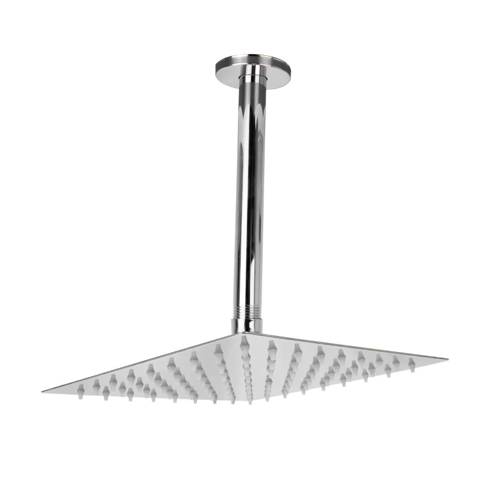 Ducha Techo Cuadrada Inox 8" con Tubo 20 cm - Tul