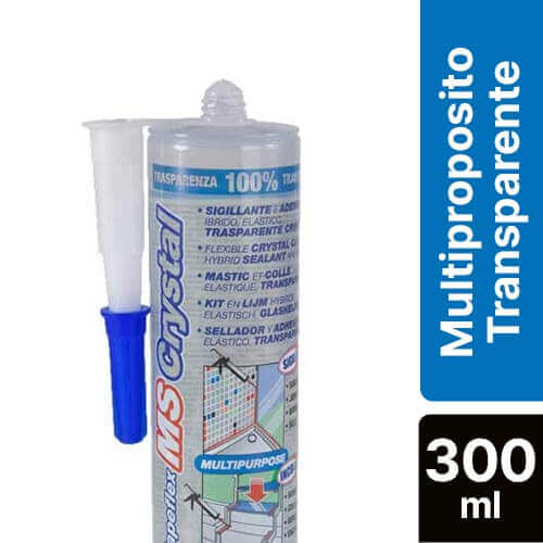 Mapeflex MS Crystal Transparente Cartucho 300 ml - Tul