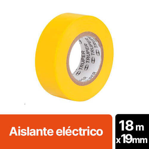Cinta Aislante Amarilla 19 mm de 18 mt - Tul