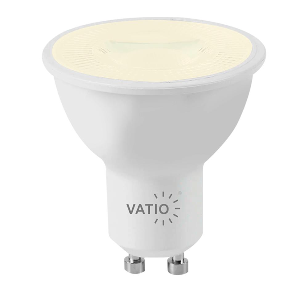 Bombillo GU10 LED 5W 3000K 100V-130V Cuerpo Blanco - Tul