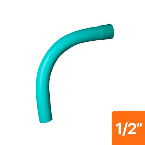 Curva Conduit CXE 1/2" 90° PVC - Tul
