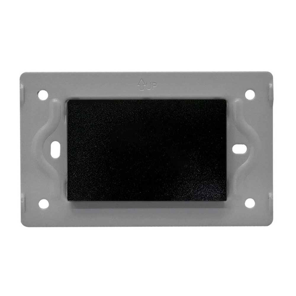 Tapa Ciega Luxor Negra Cuadrada - Tul