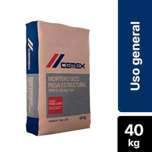 Mortero Seco Estructural Tipo S 125 kg/cm2 40 kg - Tul