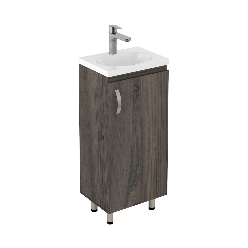 Kit Lavamanos Eco 40 x 30 cm con Mueble a Piso - Tul