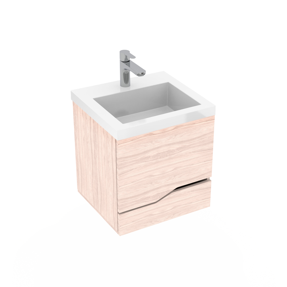 Kit Lavamanos Oslo 48x43 Mueble Valdez Elevado - Tul