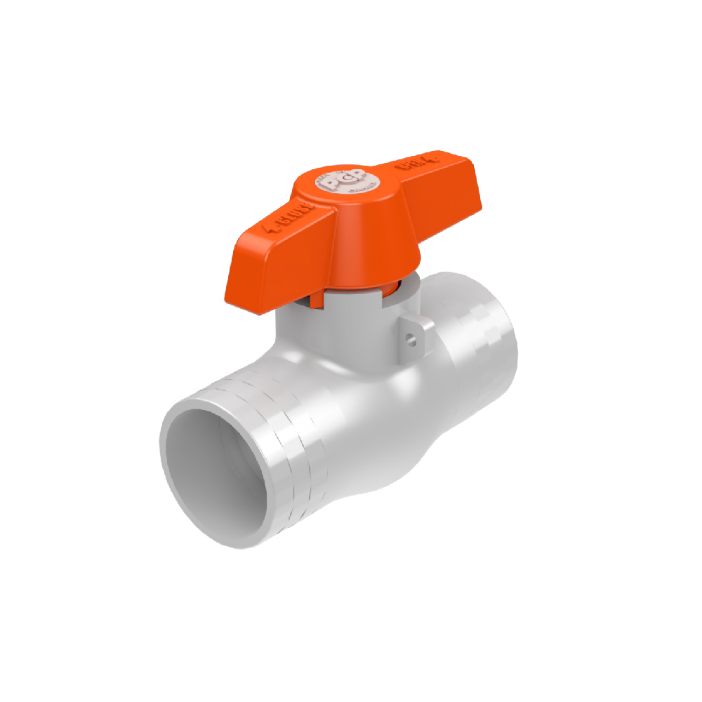 Valvula Bola PVC Soldar Liviana 3/4" - Tul