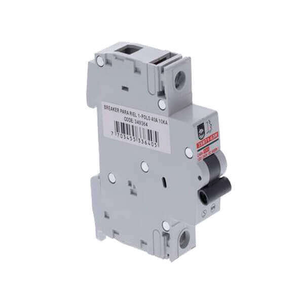 Breaker 1 Polo Termomagnético Riel 120-240V 63Amp - Tul