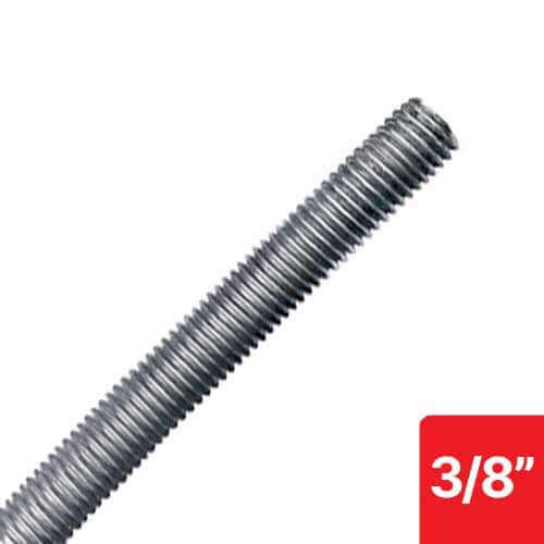 Varilla Roscada R.O G.2 Zincada 3/8" - Tul