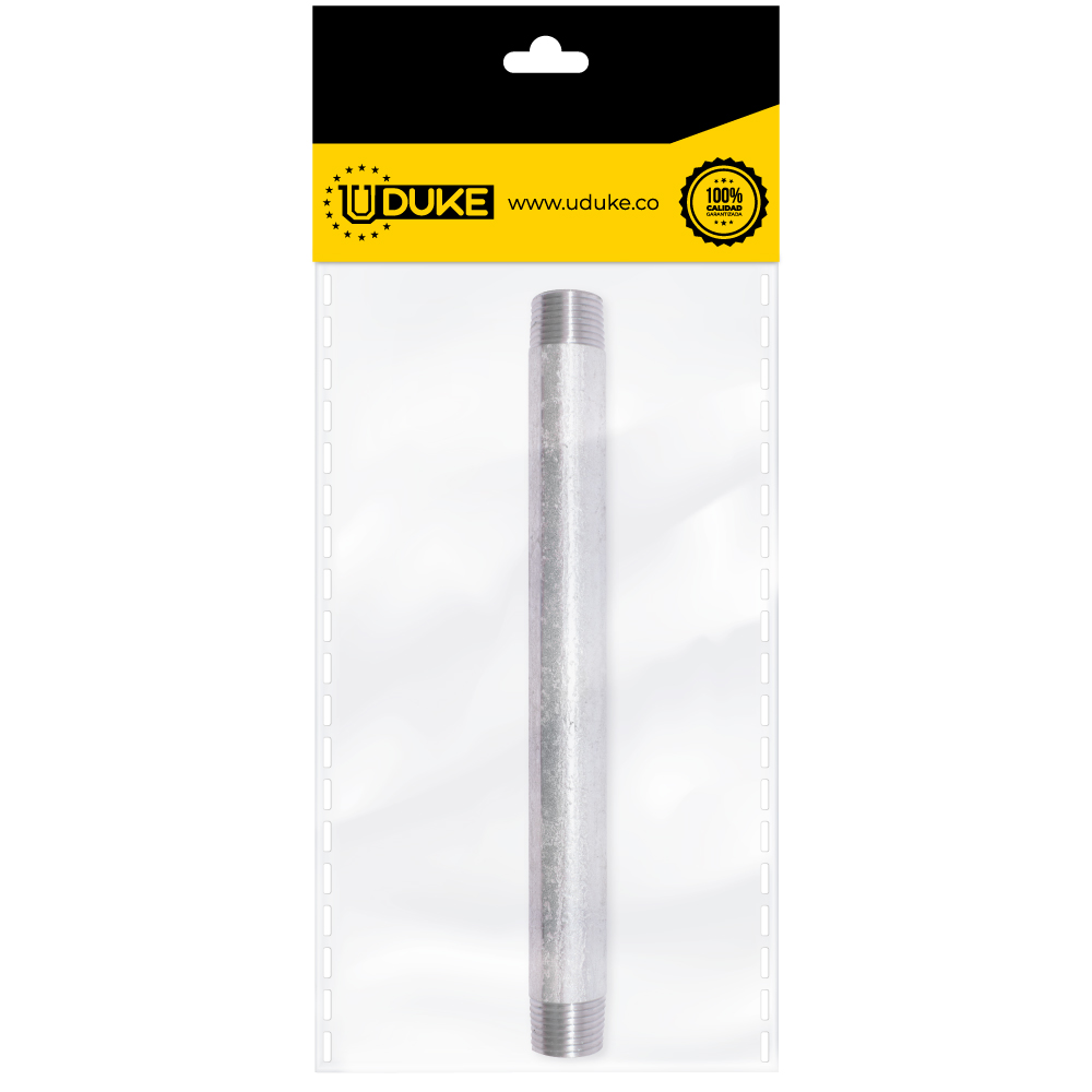 Niple Galvanizado 1/2" x 8" - Tul
