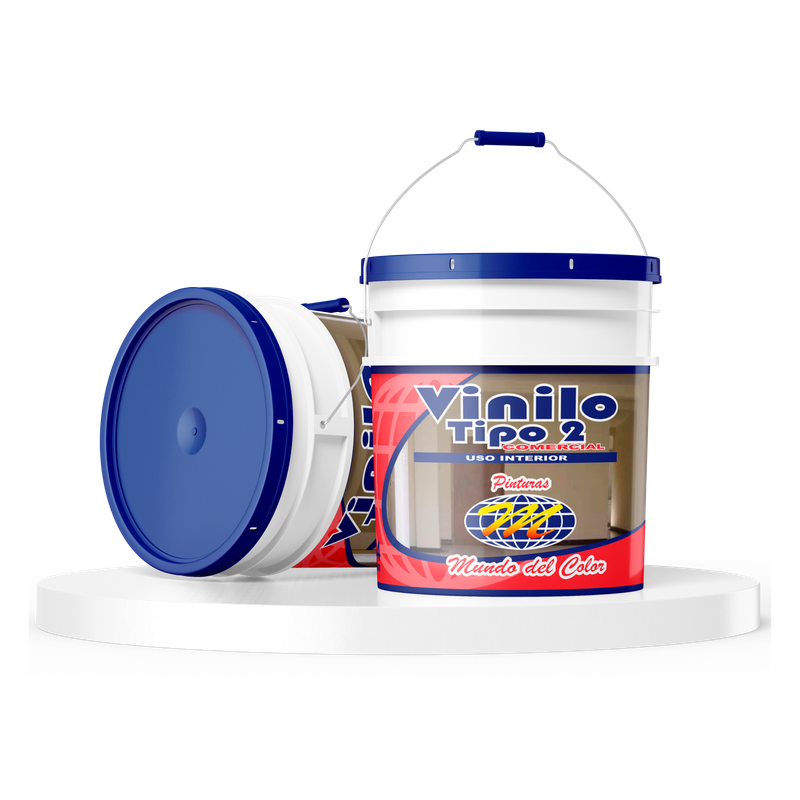 Vinilo Mundo Tipo 2 Blanco Cuñete - Tul