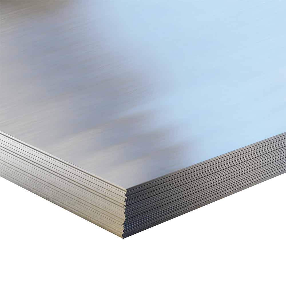 Lamina Plana Inox. 304 2B PVC 0.60 mm x 1219 x 2438 - Tul