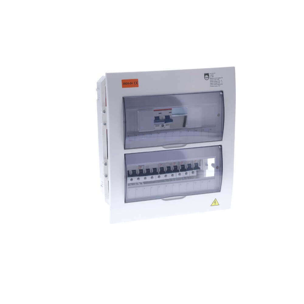 Tablero Distr Breaker Riel 12 Circuitos Trifásico - Tul