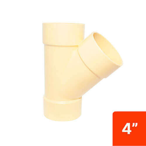 Yee Sanitaria de 4" - Tul