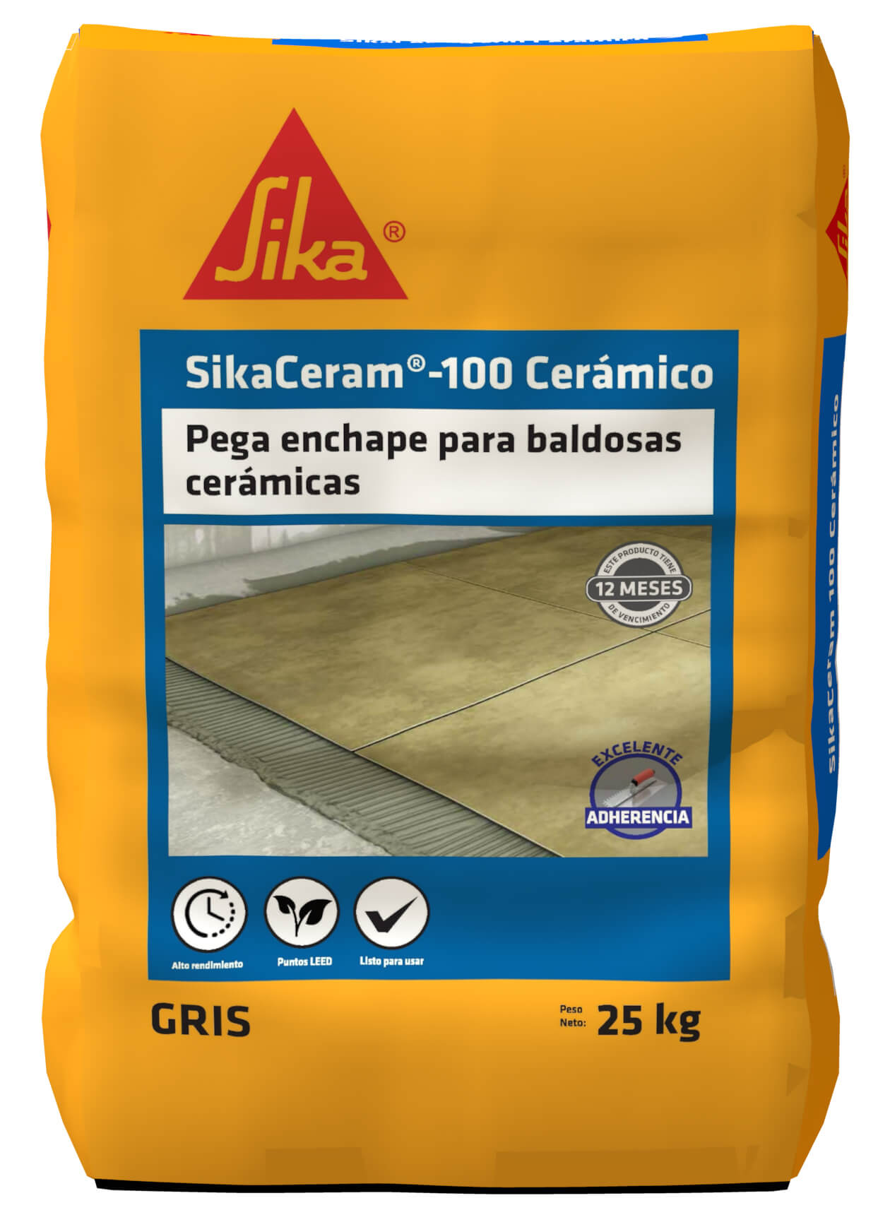 SikaCeram 100 Cerámico Gris 50 kg - Tul