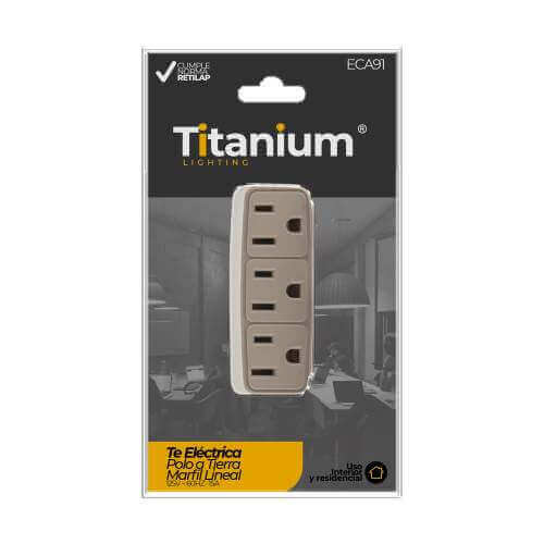 T Electrica Polo A Tierra Marfil - Tul