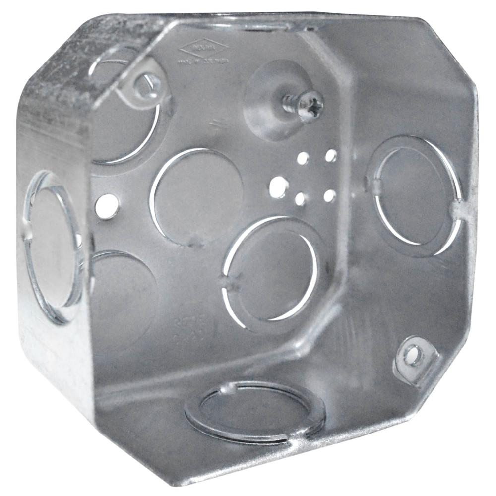 Caja Octagonal Galvanizado con Norma - Tul