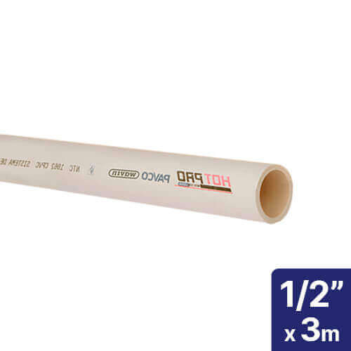 Tubo CPVC 1/2" 3 mt - Tul