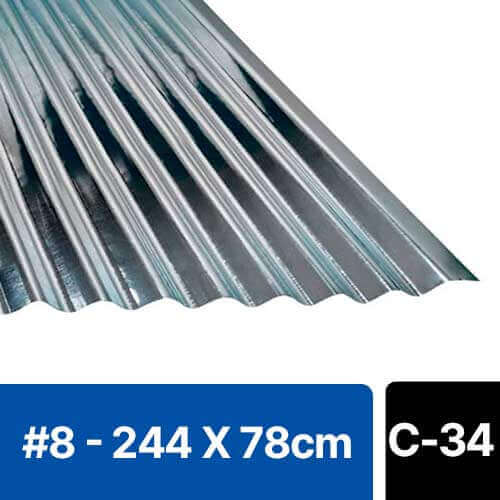 Teja Zinc Calibre 34 - 2.44 m - Tul