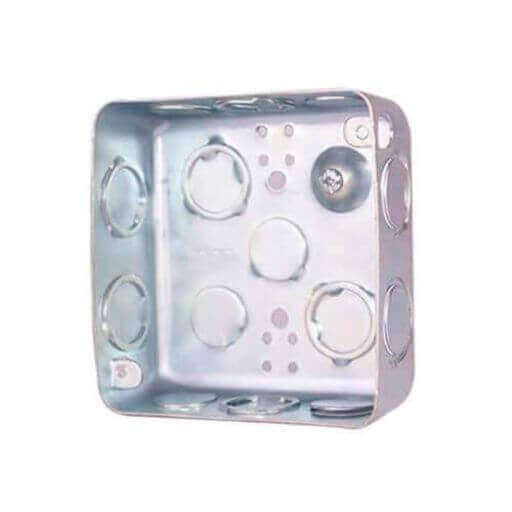 Caja Cuadrada 2400 Calibre 20 Galvanizada 4 x 4 cm - Tul