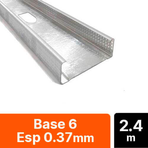 Perfil Paral Base 6 Long. x 2440 mm - Tul
